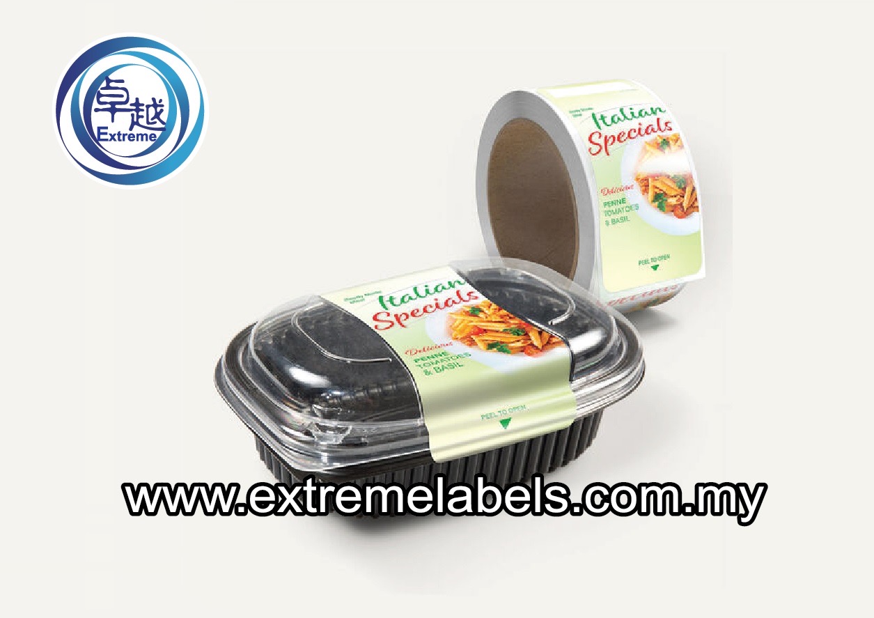 Food Container Sticker | Extreme Labels Sdn. Bhd.